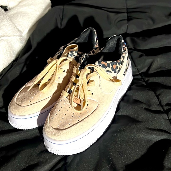 Nike | Shoes | Custom Cheetah Print Air Force S | Poshmark